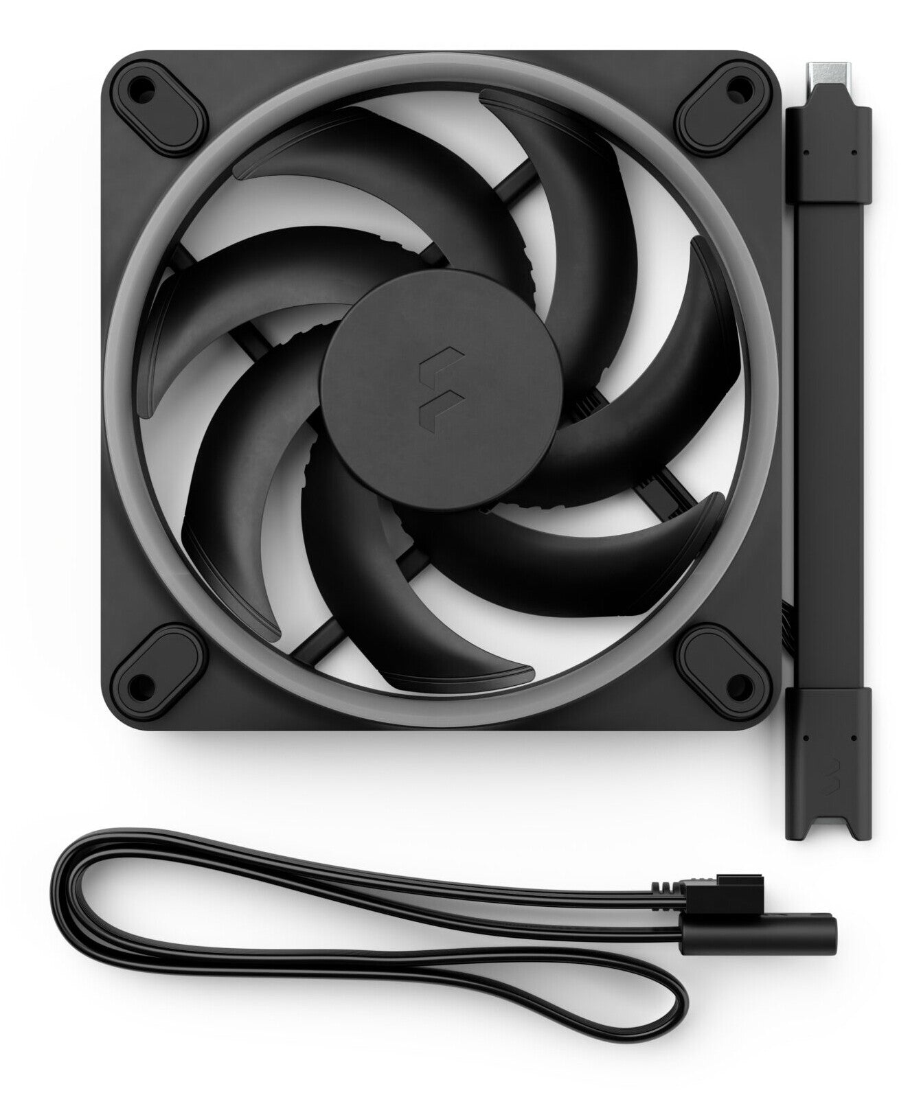Fractal Design Momentum 12 RGB Computer case Fan 12 cm Black 1 pc(s ...
