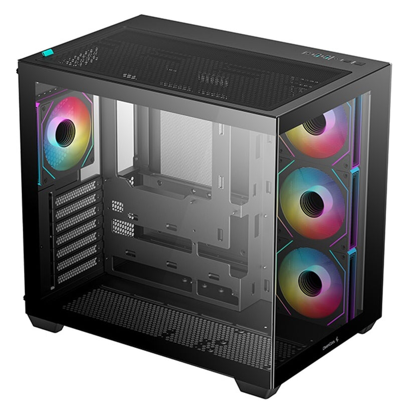 DeepCool CG530 4F ARGB Midi Tower PC Case Black | Liquid Cooling Suppo ...