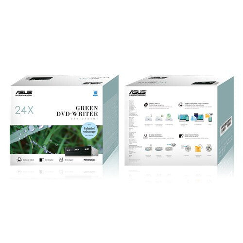 ASUS DRW-24D5MT Optical Disc Drive Internal DVD Super Multi DL Black ...