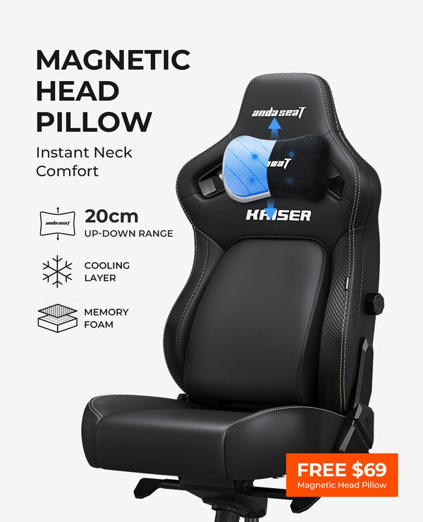Anda Seat Kaiser 4 Series Premium Gaming armchair Padded seat Black ...