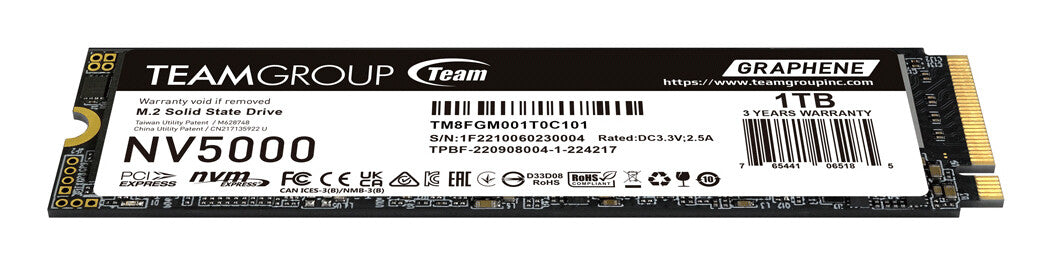 Team Group NV5000 1 TB M.2 PCI Express 4.0 NVMe 3D NAND – Gotraka
