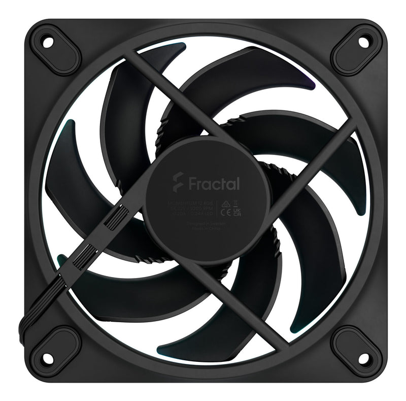 Fractal Design Momentum 12 RGB Computer case Fan 12 cm Black 1 pc(s ...