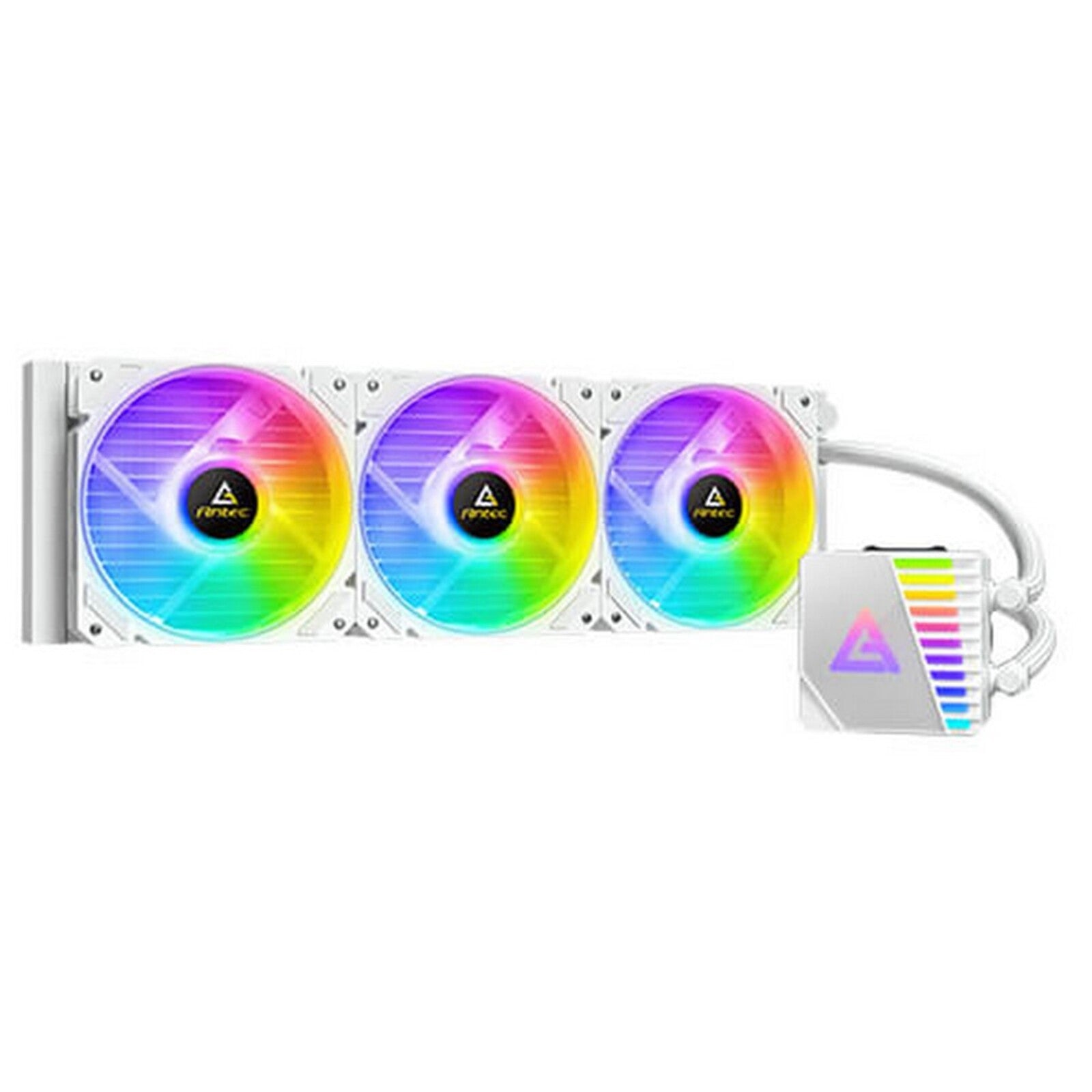 ANTEC Symphony 360 AiO Liquid CPU Cooler, Universal Socket, White, 360 ...