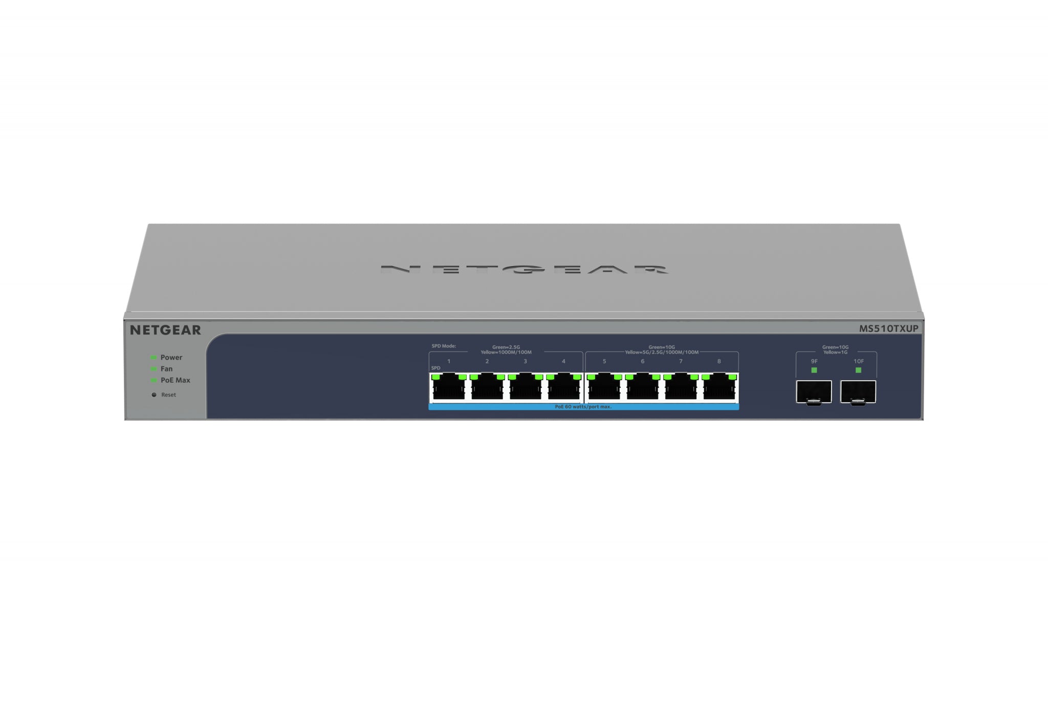 NETGEAR 8-Port Multi-Gigabit/10g Ethernet Ultra60 PoE++ Smart Managed ...