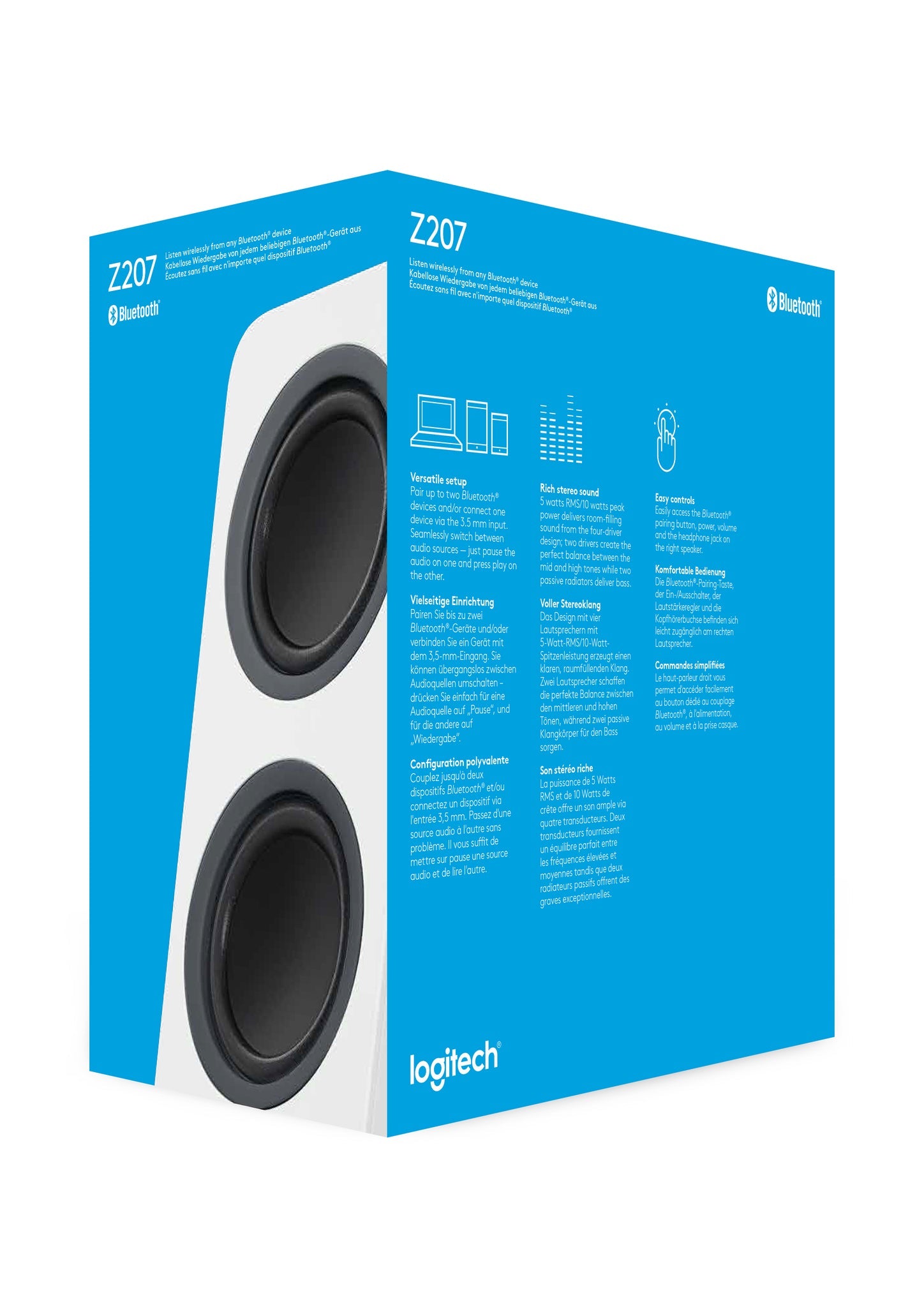 Logitech Z207 Bluetooth computer speakers – Gotraka
